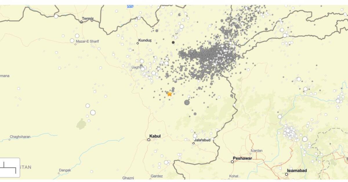 5.8-Magnitude Earthquake Shakes Kabul and Three Other Provinces – KabulNow